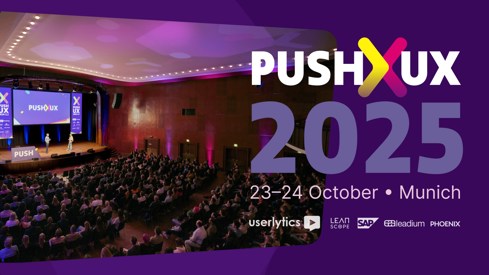 Main Stage Talk • PUSH UX conference • Oct 23–24, 2025 • Munich